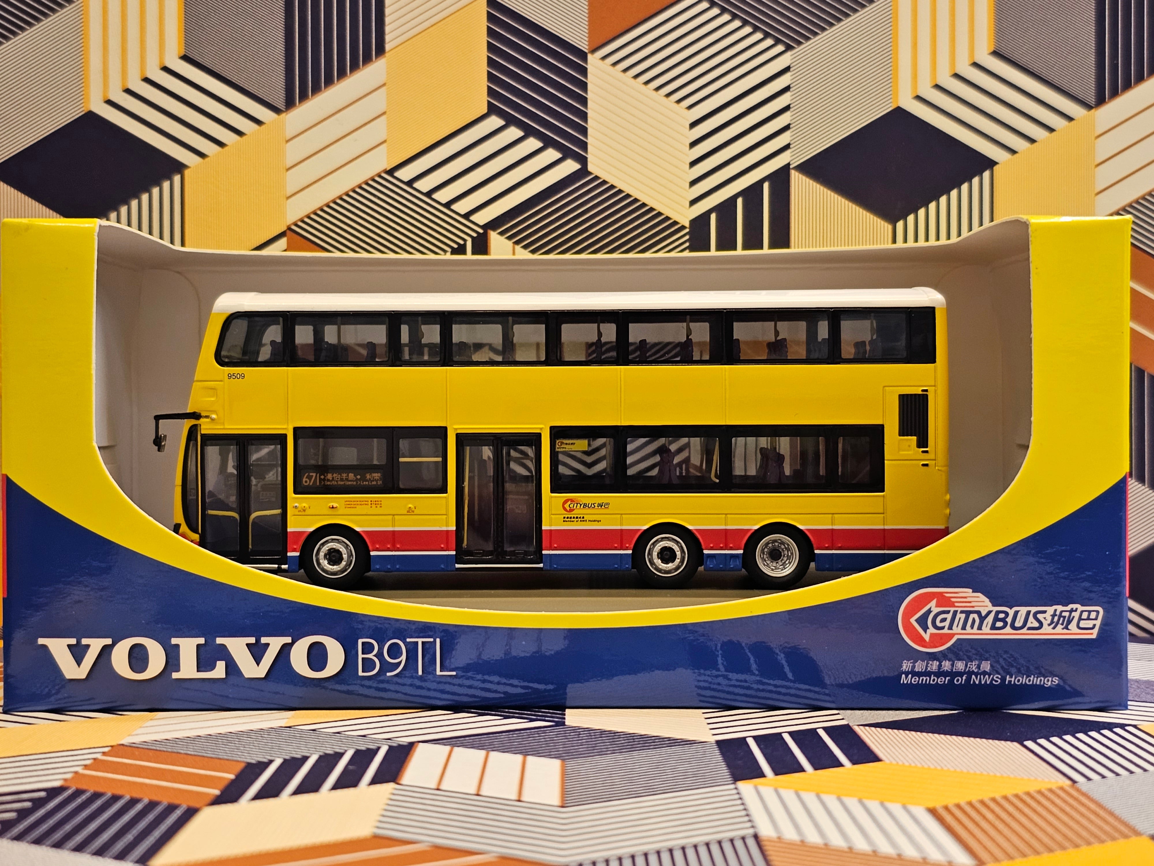 Citybus Volvo B9TL 11m 9509 Route:671 – MSD BUS~ pre-owned bus model