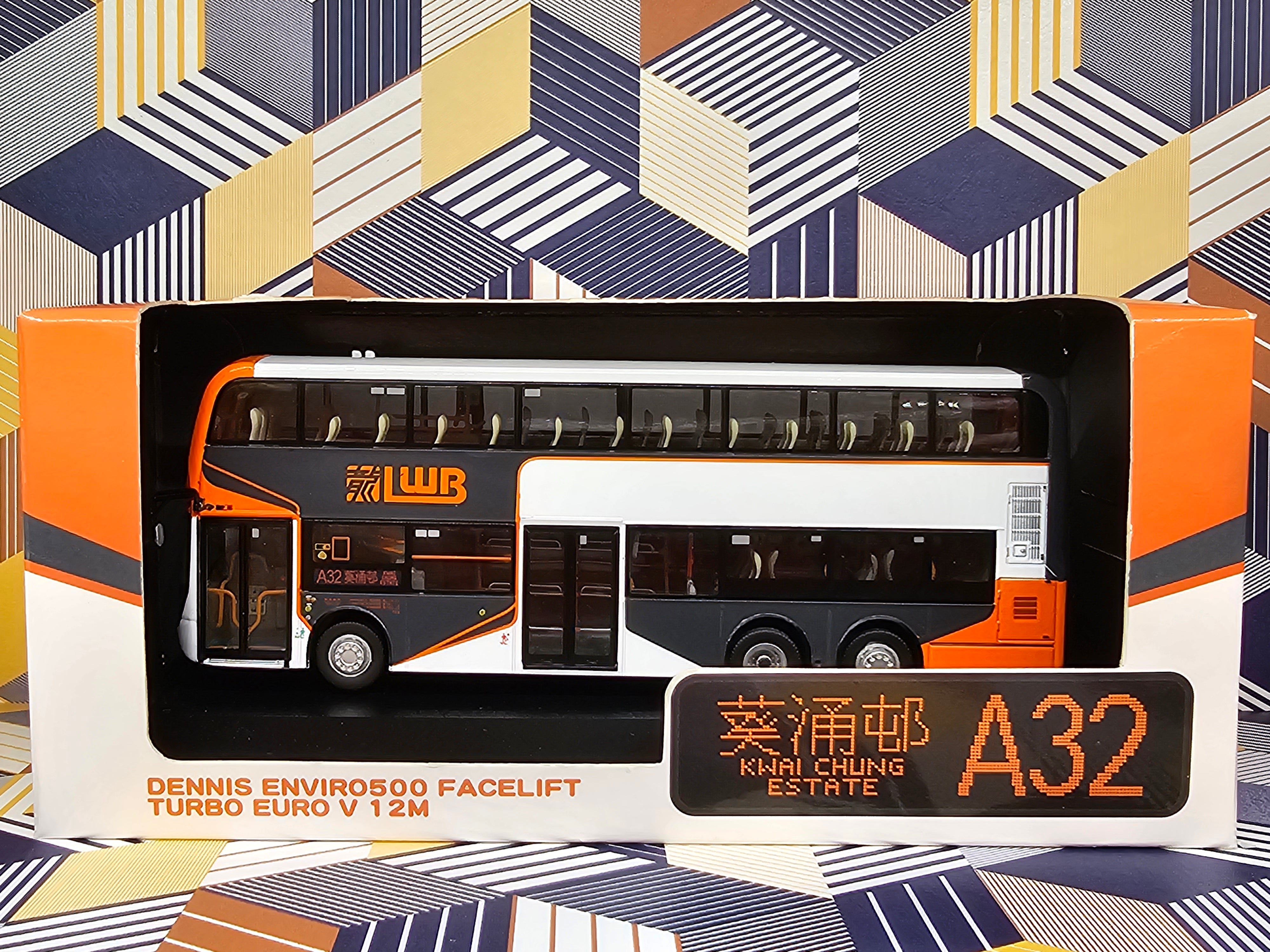 LWB Long Win Dennis Enviro Facelift 12m 5520 Route:A32 – MSD BUS~ pre ...