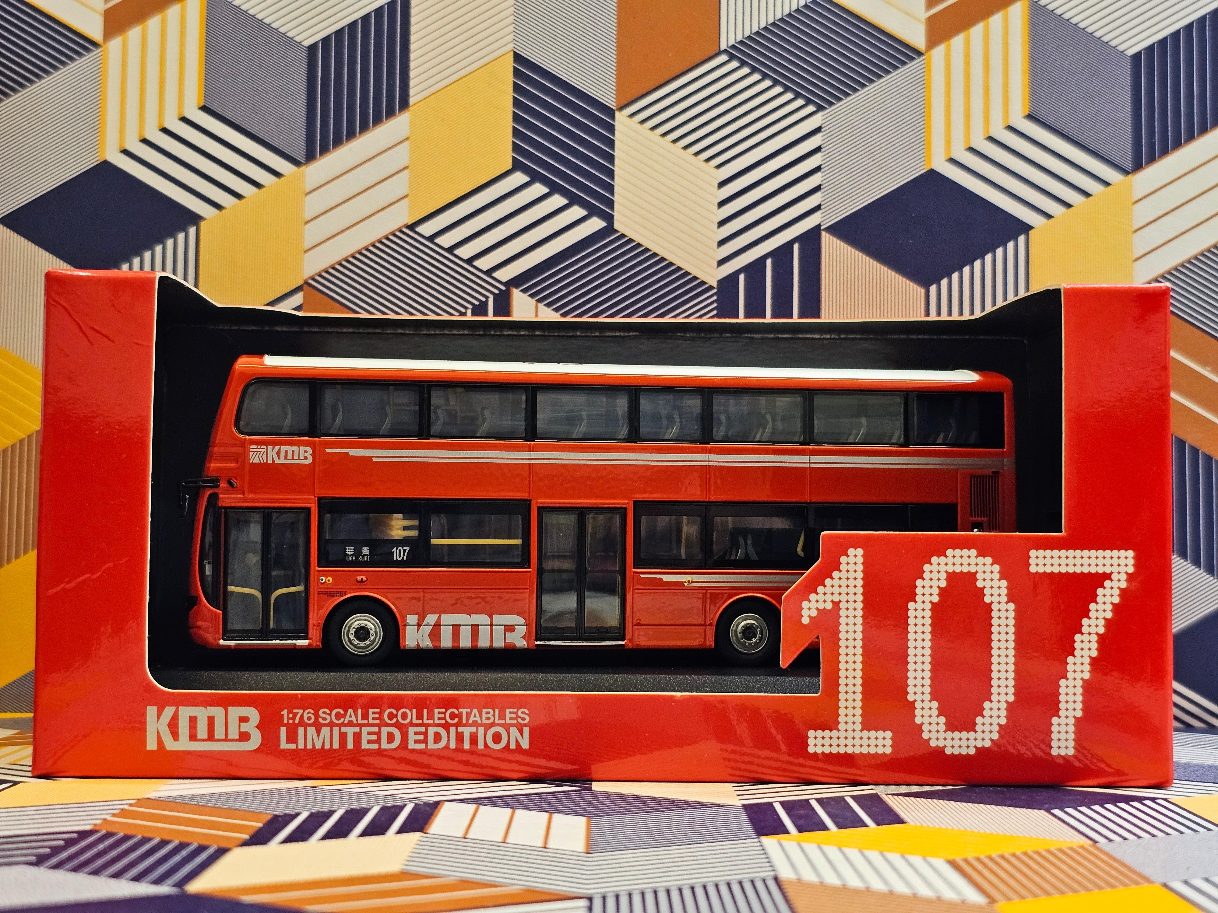 KMB Volvo B9TL 12m AVBWU734 Route:107 – MSD BUS~ pre-owned bus model