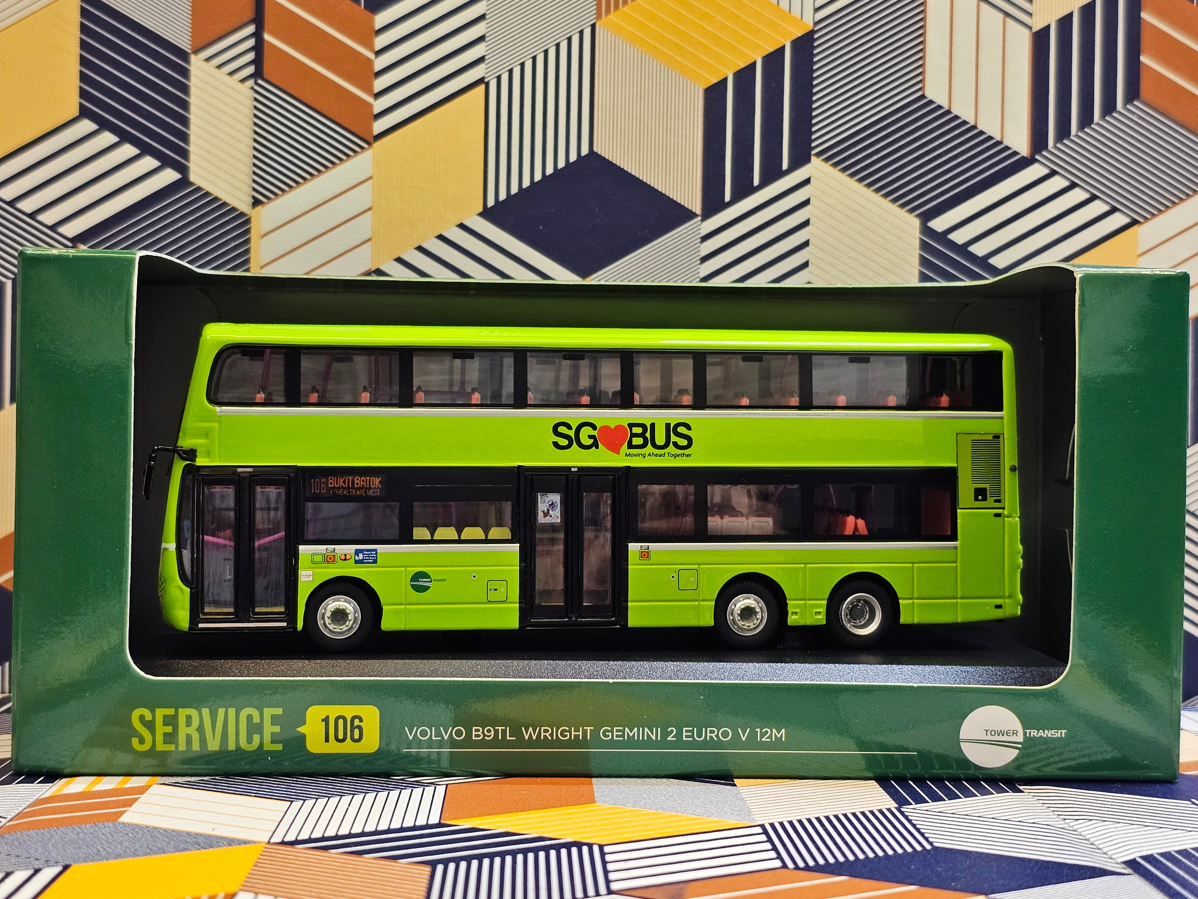 Tower Transit Volvo B9TL 12m SG5005S Route:106 – MSD BUS~ pre-owned bus ...