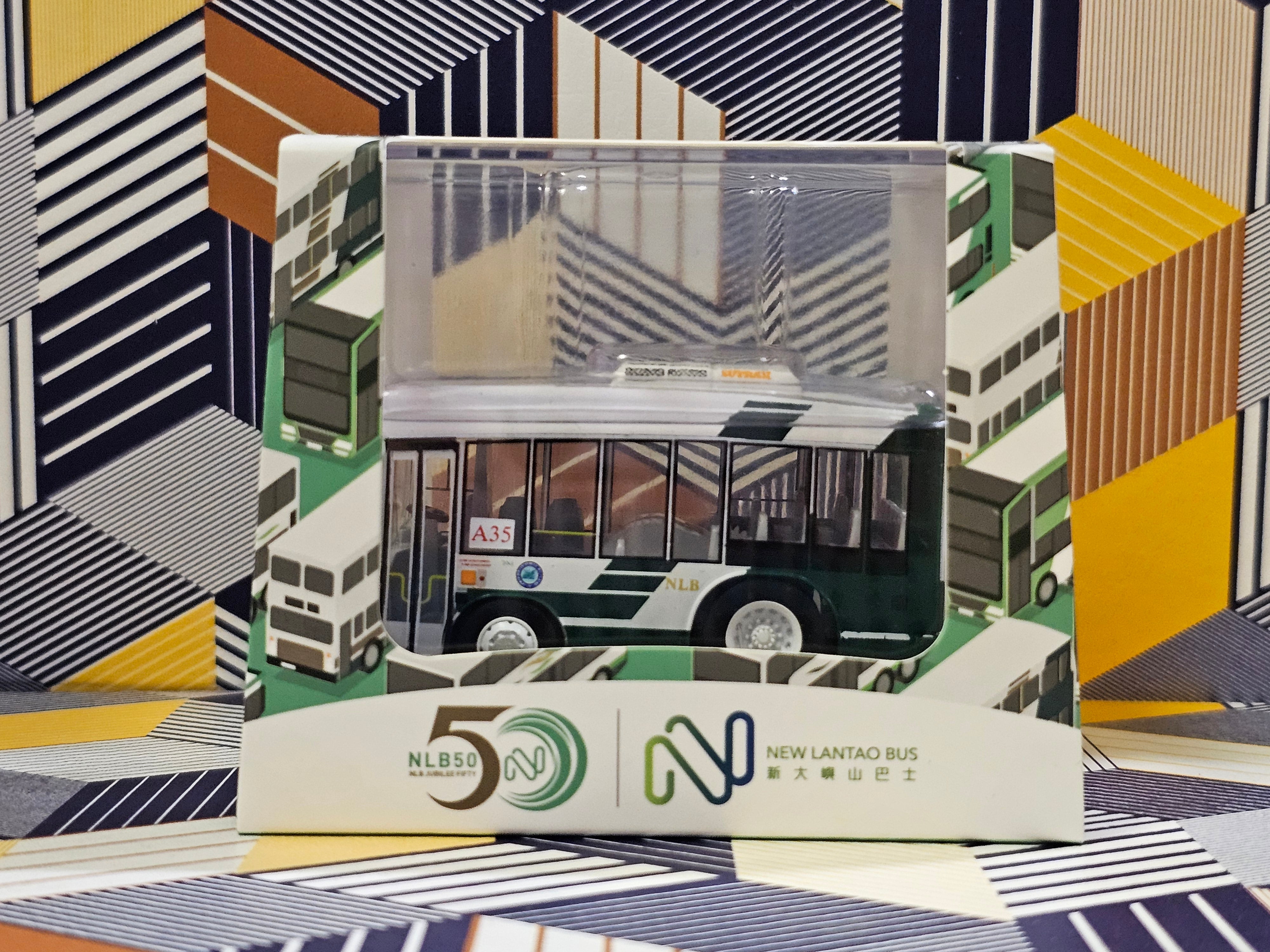 Q Pull back bus~New Lantao Bus Dennis Dart DN1 Route:A35 "NLB 50th Ann ...