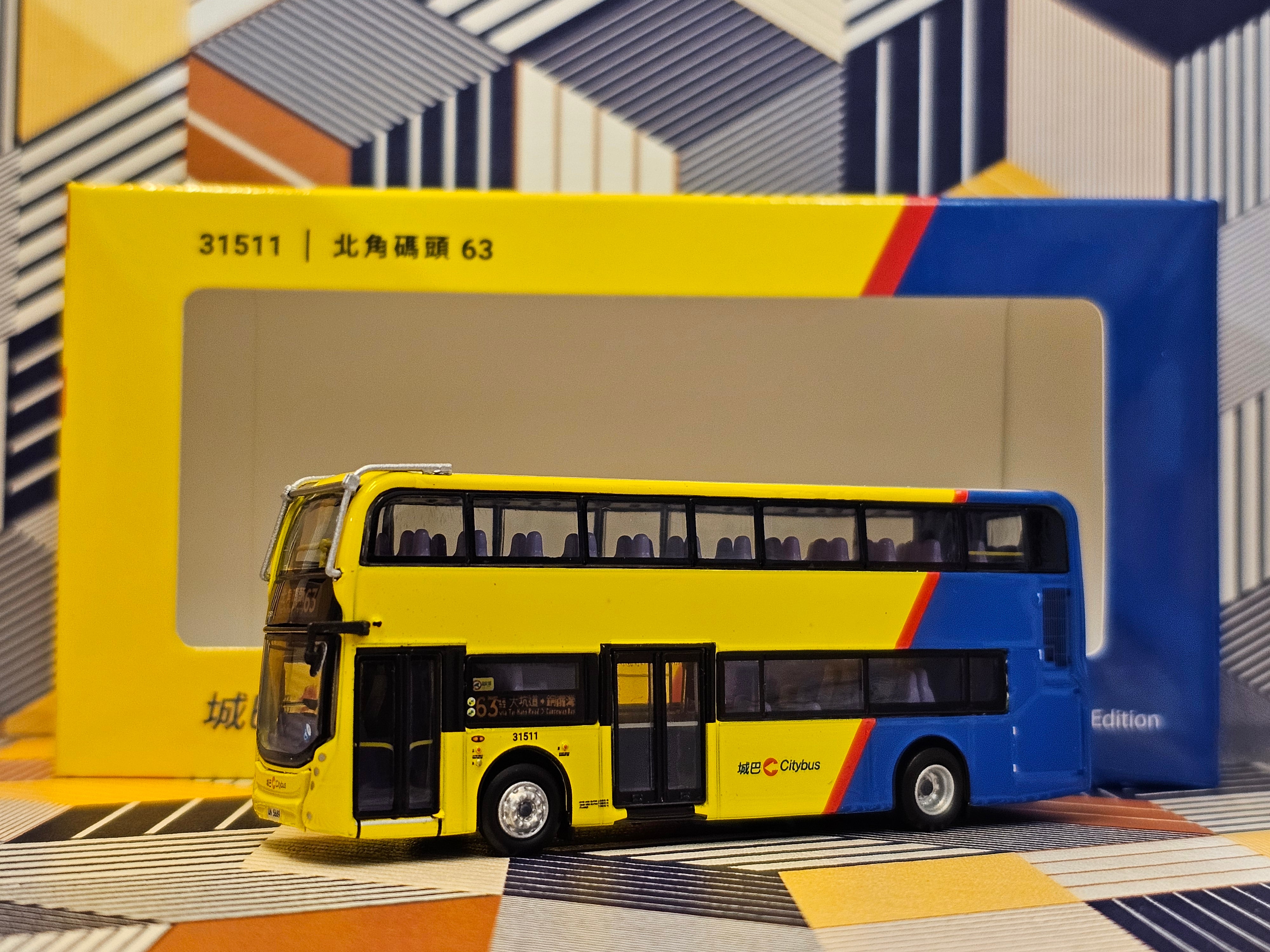 1/120 Model 1 Citybus Dennis Enviro 400 Facelift 10.4m 31511 Route:63 ...