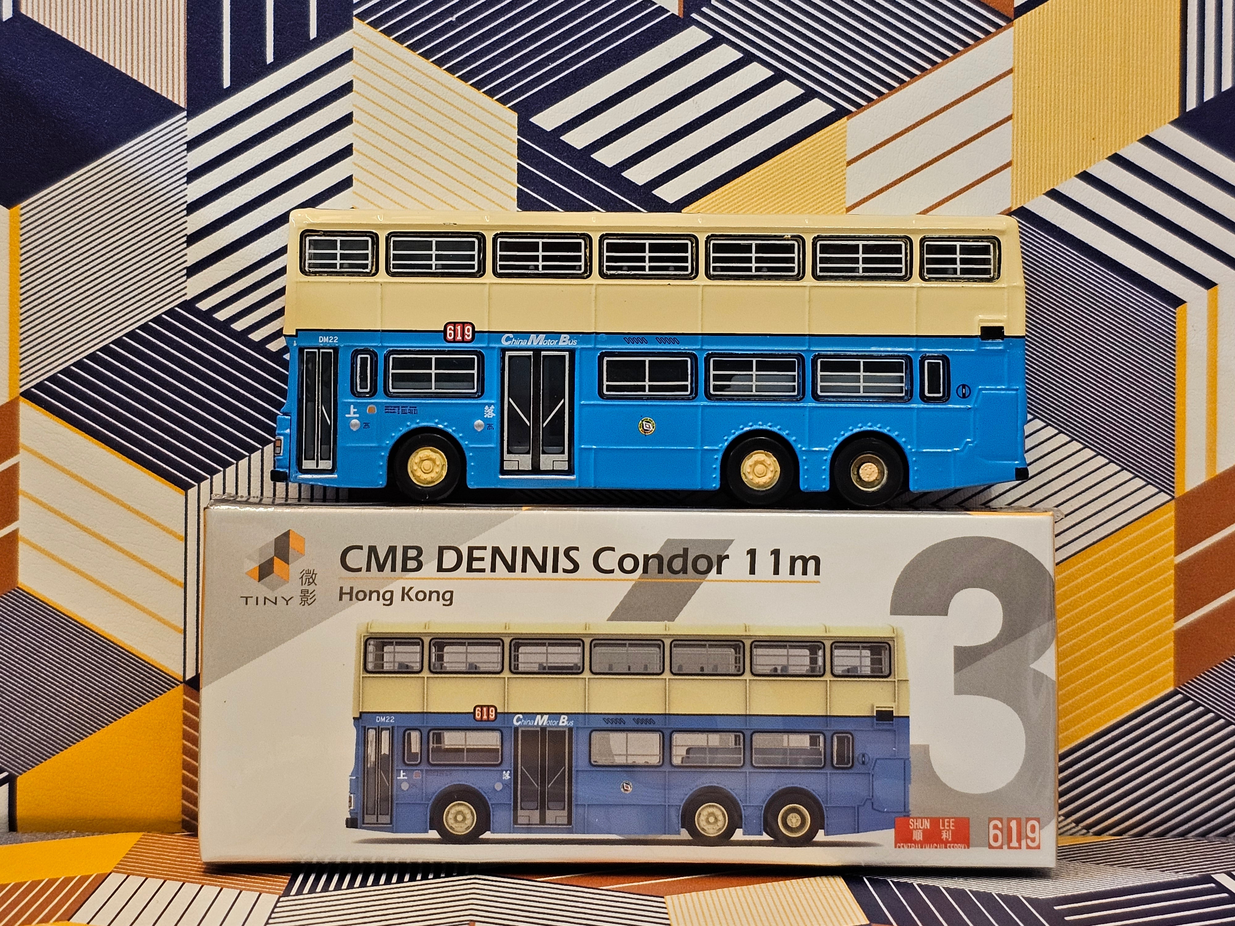 1/110 Tiny 63 CMB Dennis Condor 11m DM22 Route: 619 – MSD BUS~ pre ...