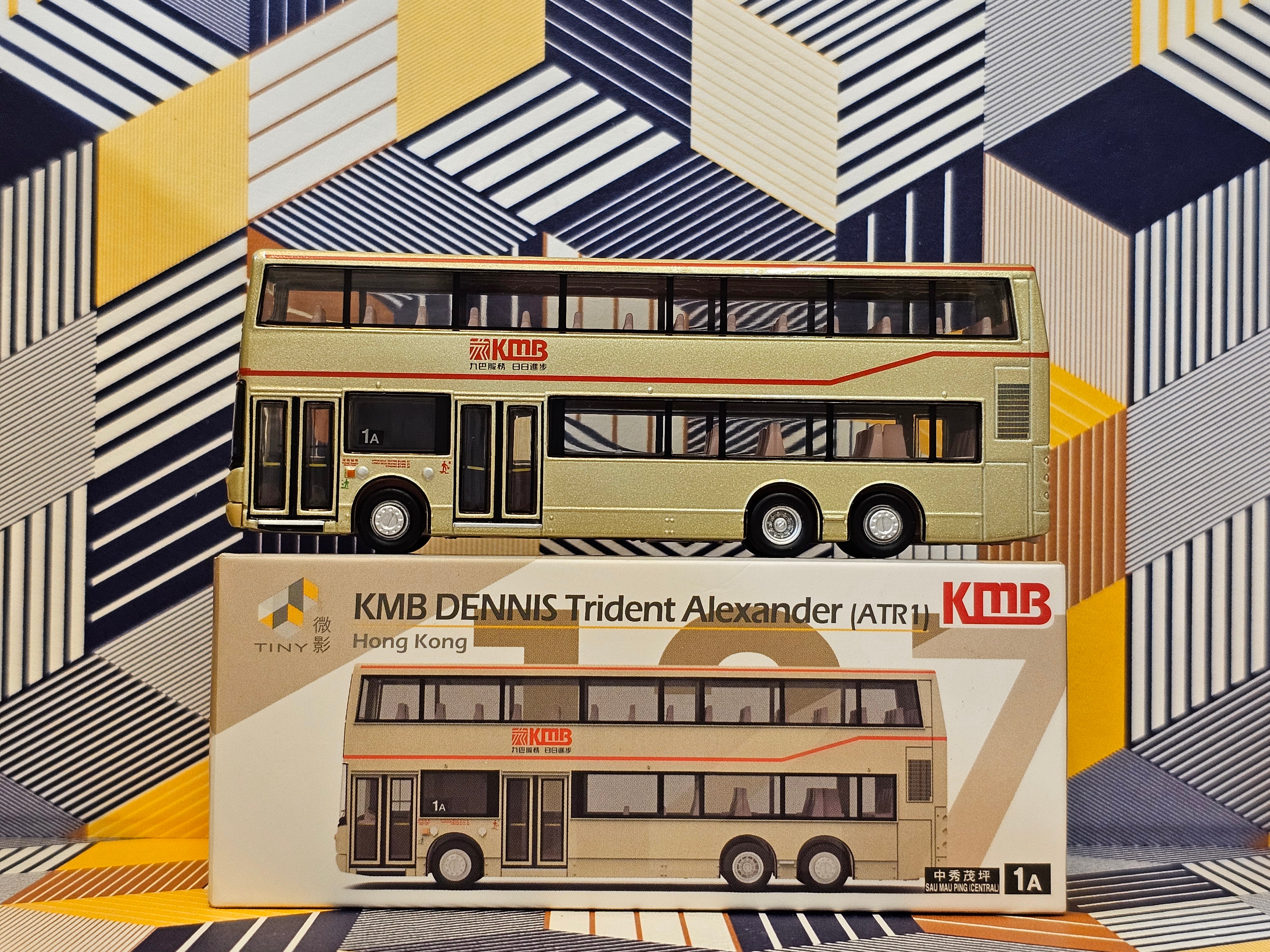 1/110 Tiny T127 KMB Dennis trident ALX500 12m ATR1 Route:1A – MSD BUS ...