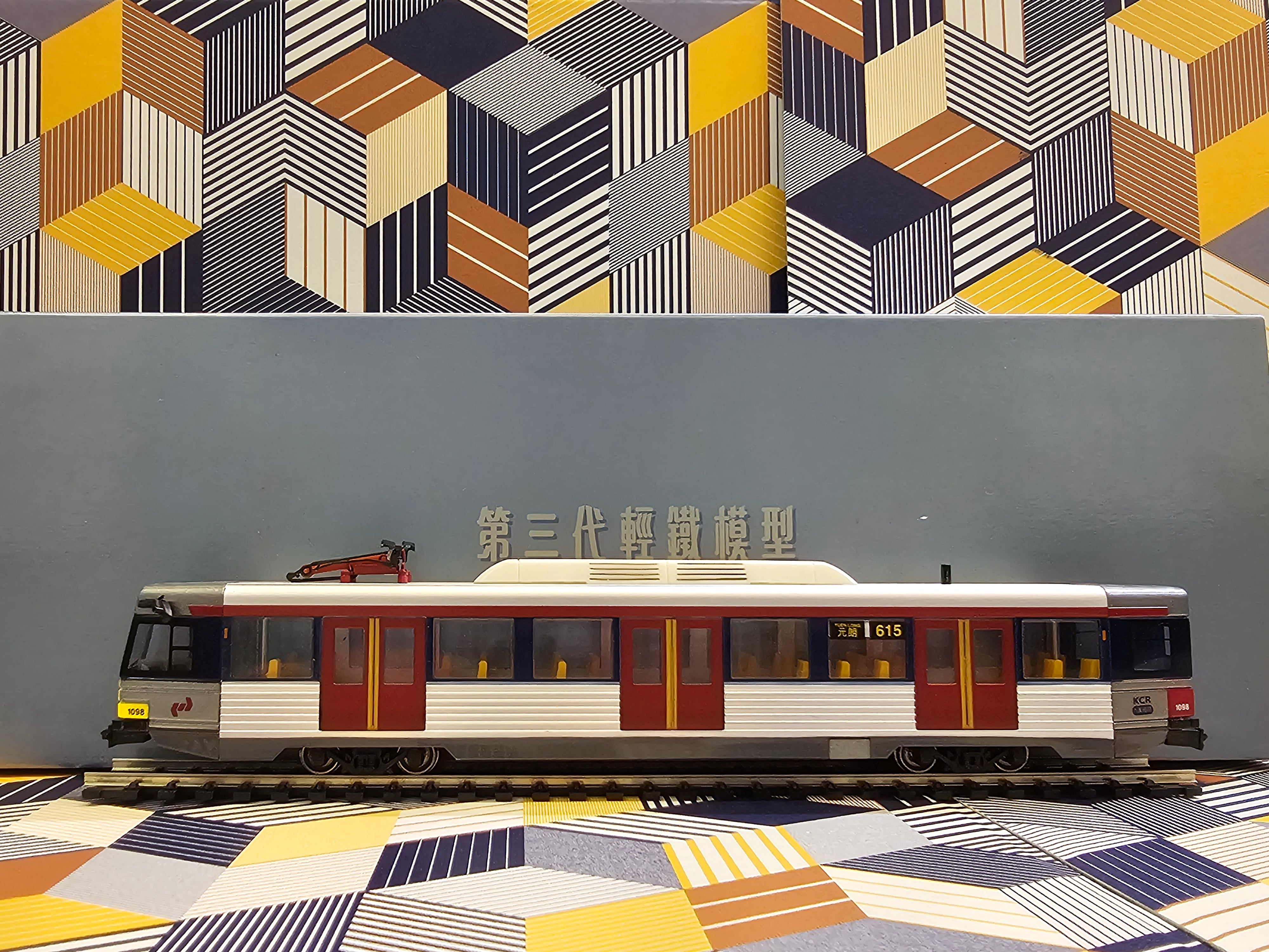 1/87 LRT Light Rail Train Phase three 1098 Route:615 – MSD BUS~ pre ...