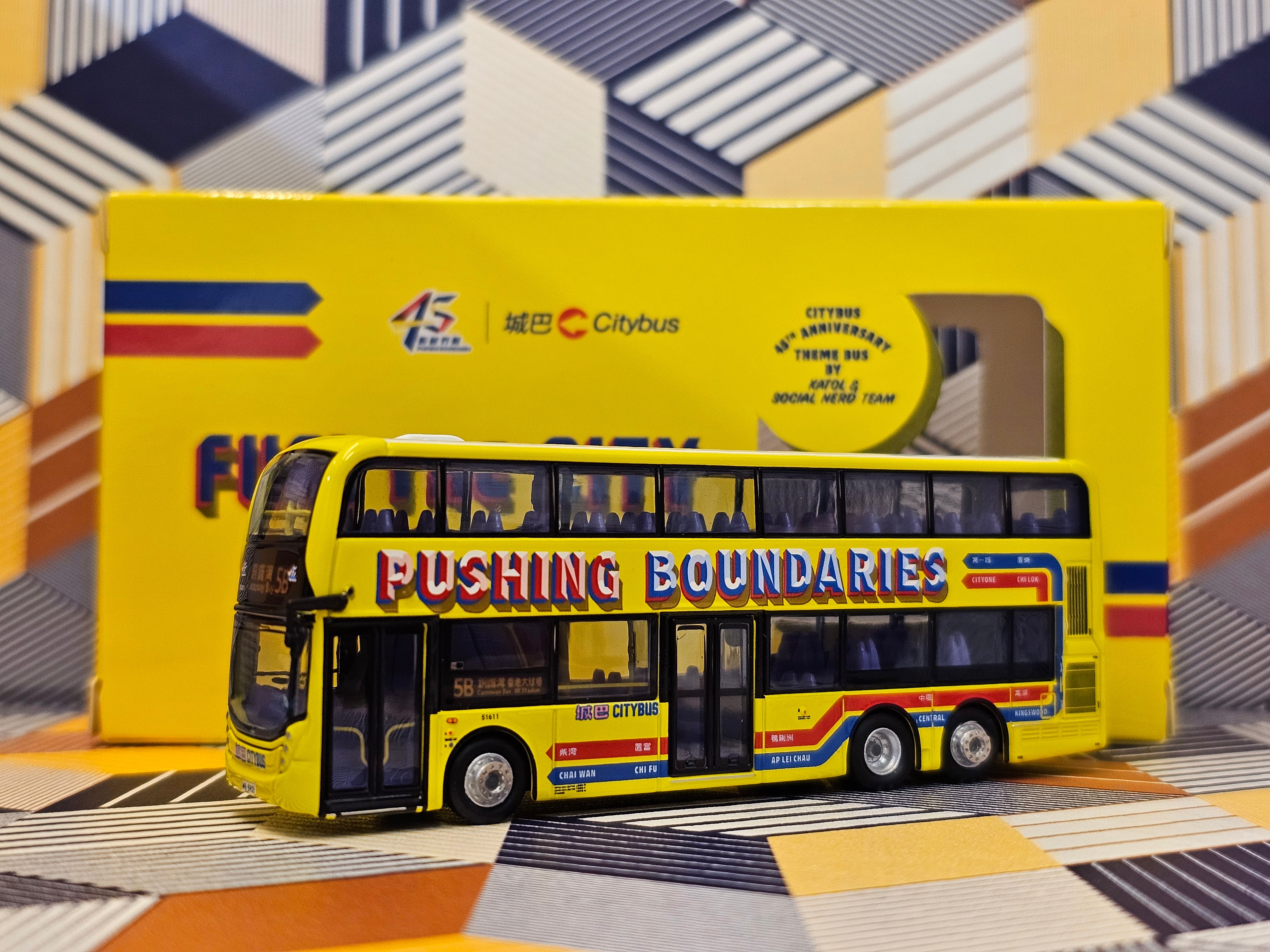 1/120 Model 1 Citybus Enviro Facelift 12m 51611 Route:5B "45th Anniver ...