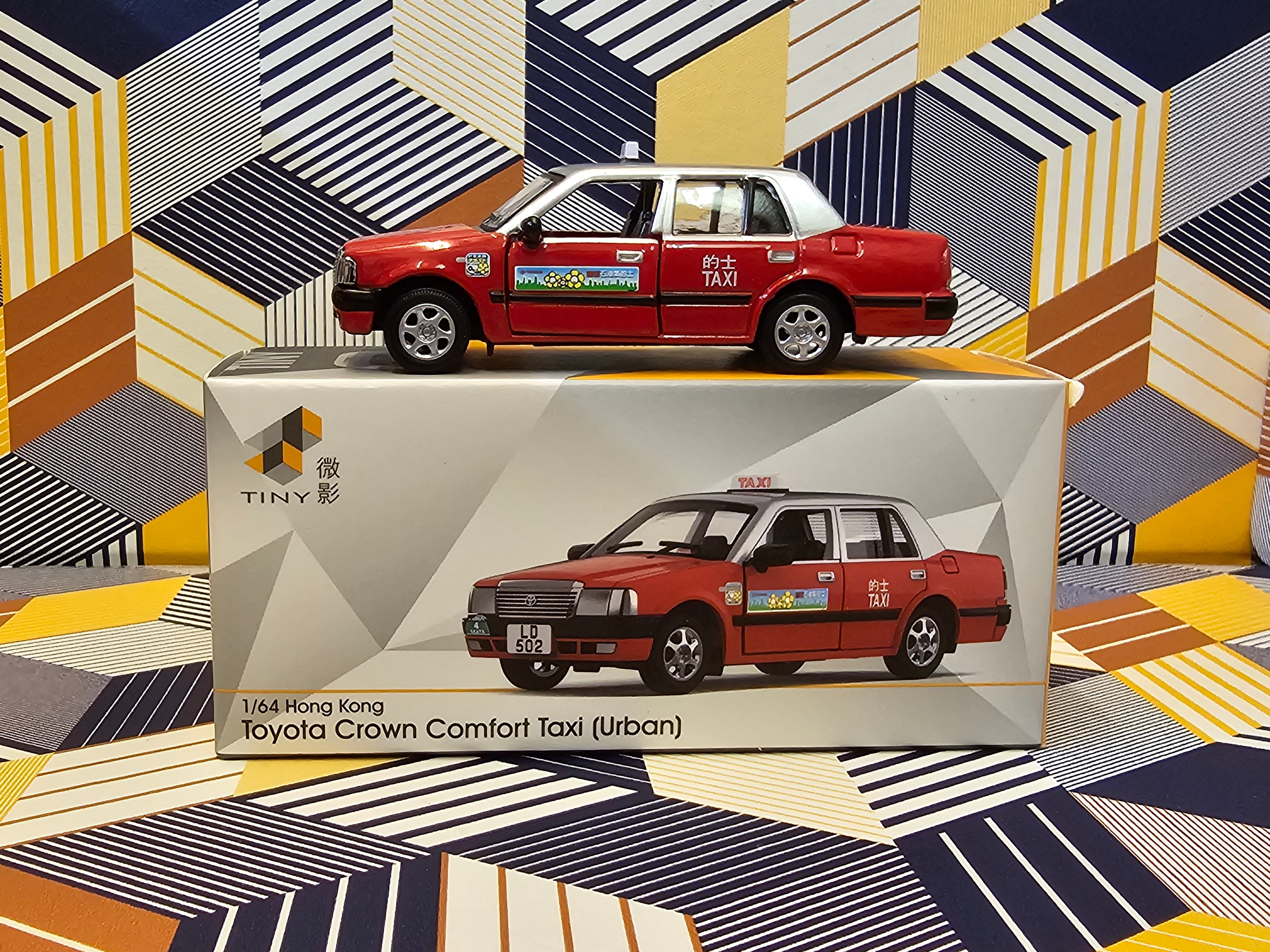 1/64 Tiny 37 Toyota Crown Comfort Taxi~Hong Kong (Urban) – MSD BUS~ pre ...