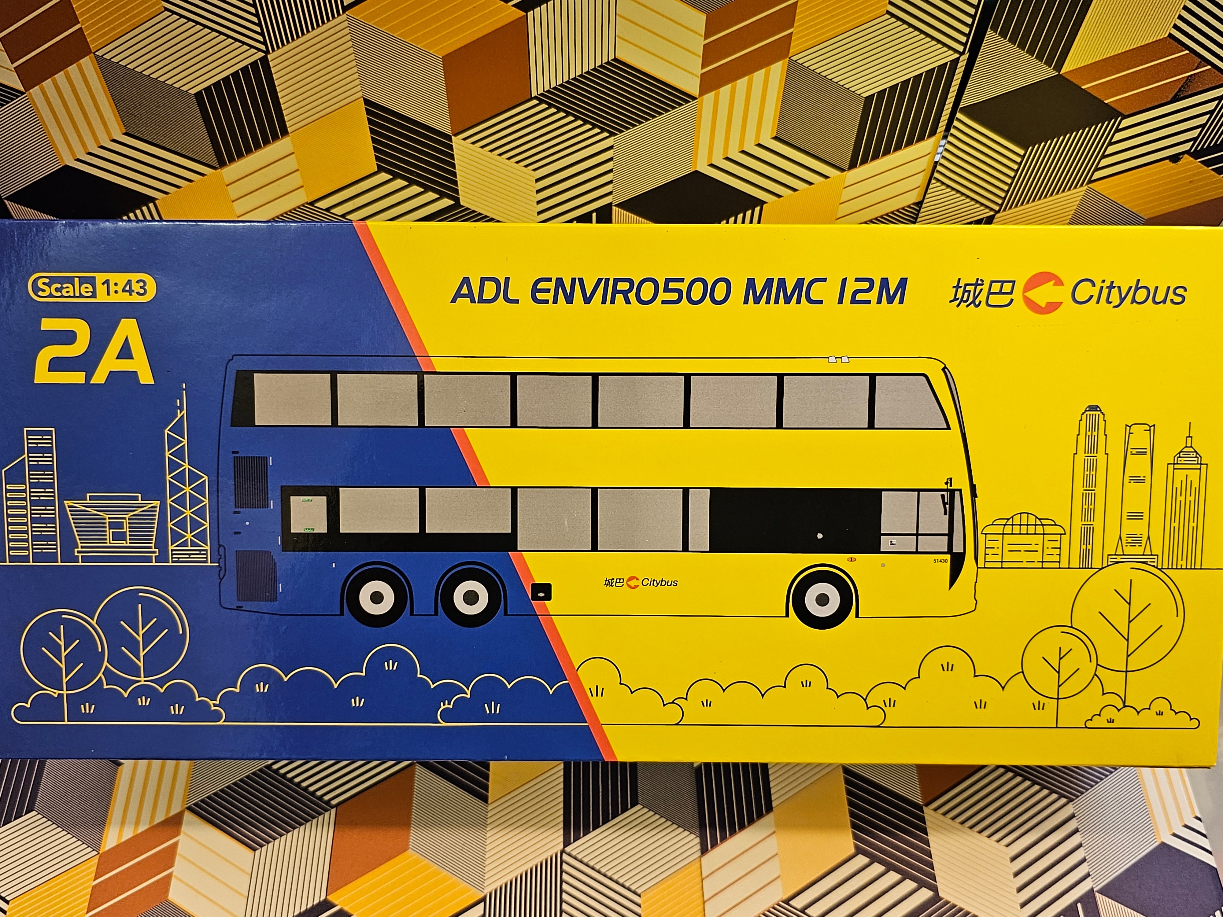 Citybus Dennis Enviro MMC 12m 51430 Route: 2A "Scale 1/43" – MSD BUS ...
