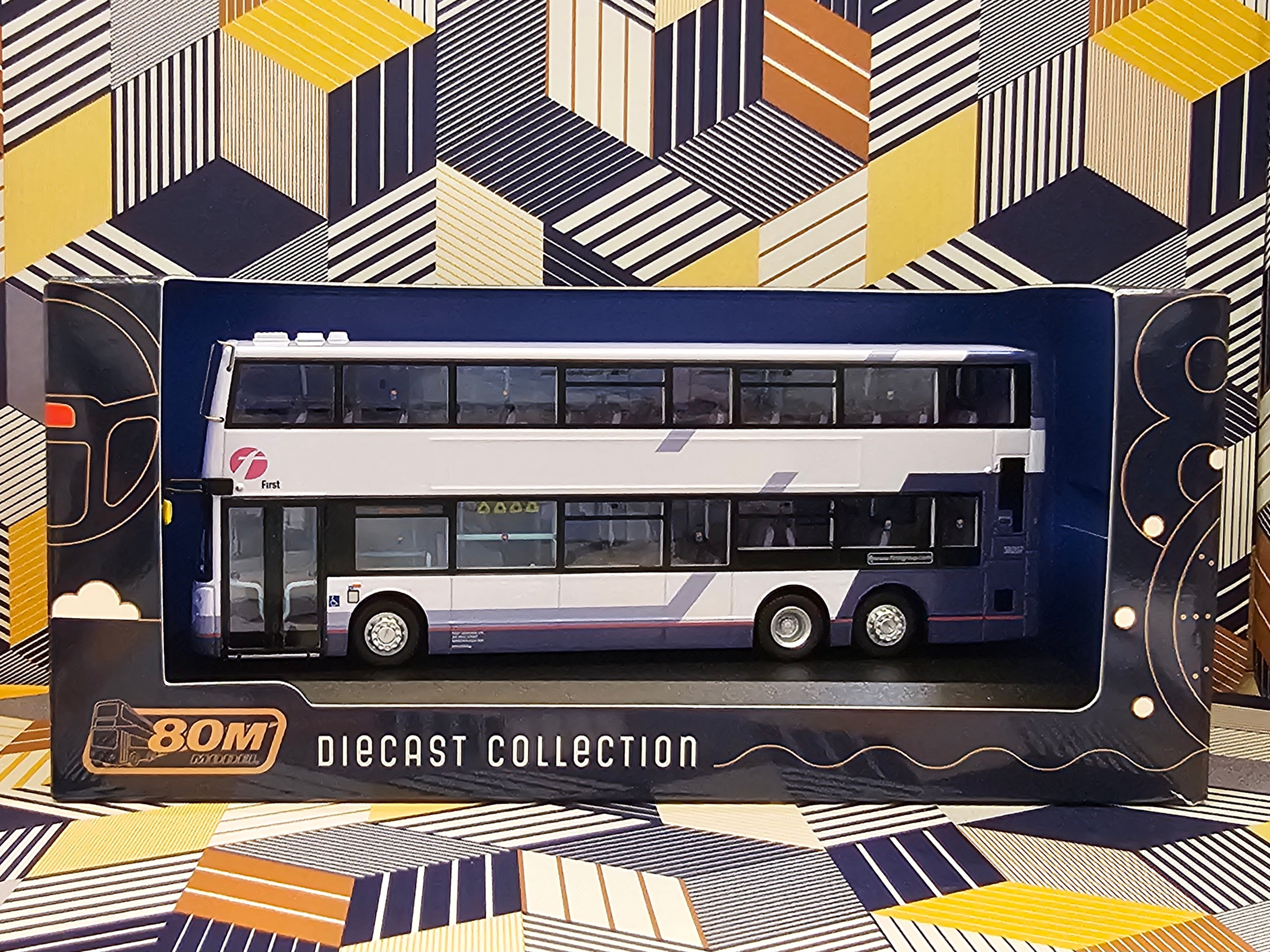 UK Bus~80M Models UKD76001 First Dennis Trident Enviro 500 12.1m 38207 ...