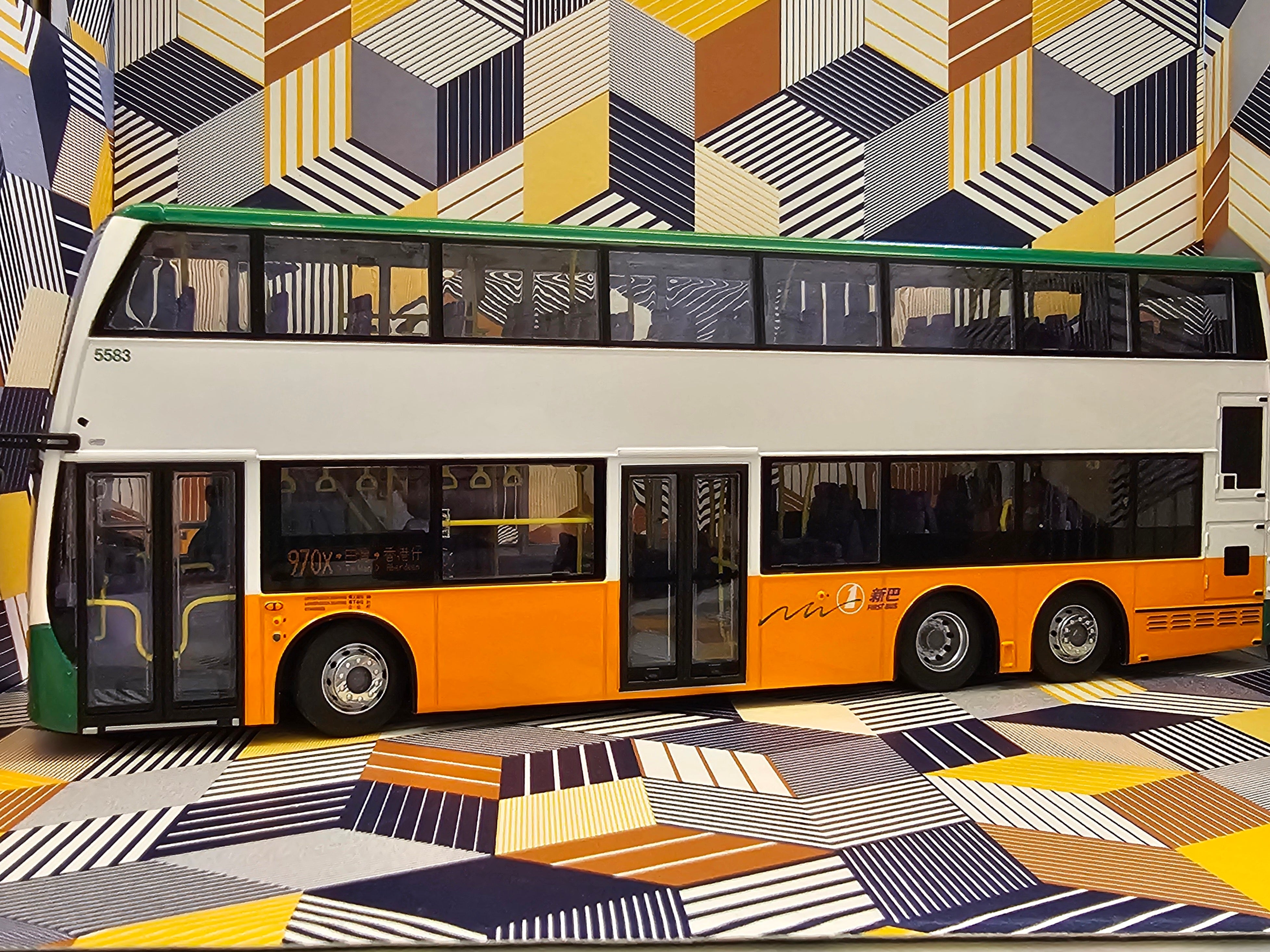NWFB Dennis Enviro MMC 12m 5583 Route: 970X "Scale 1/43" – MSD BUS~ pre ...
