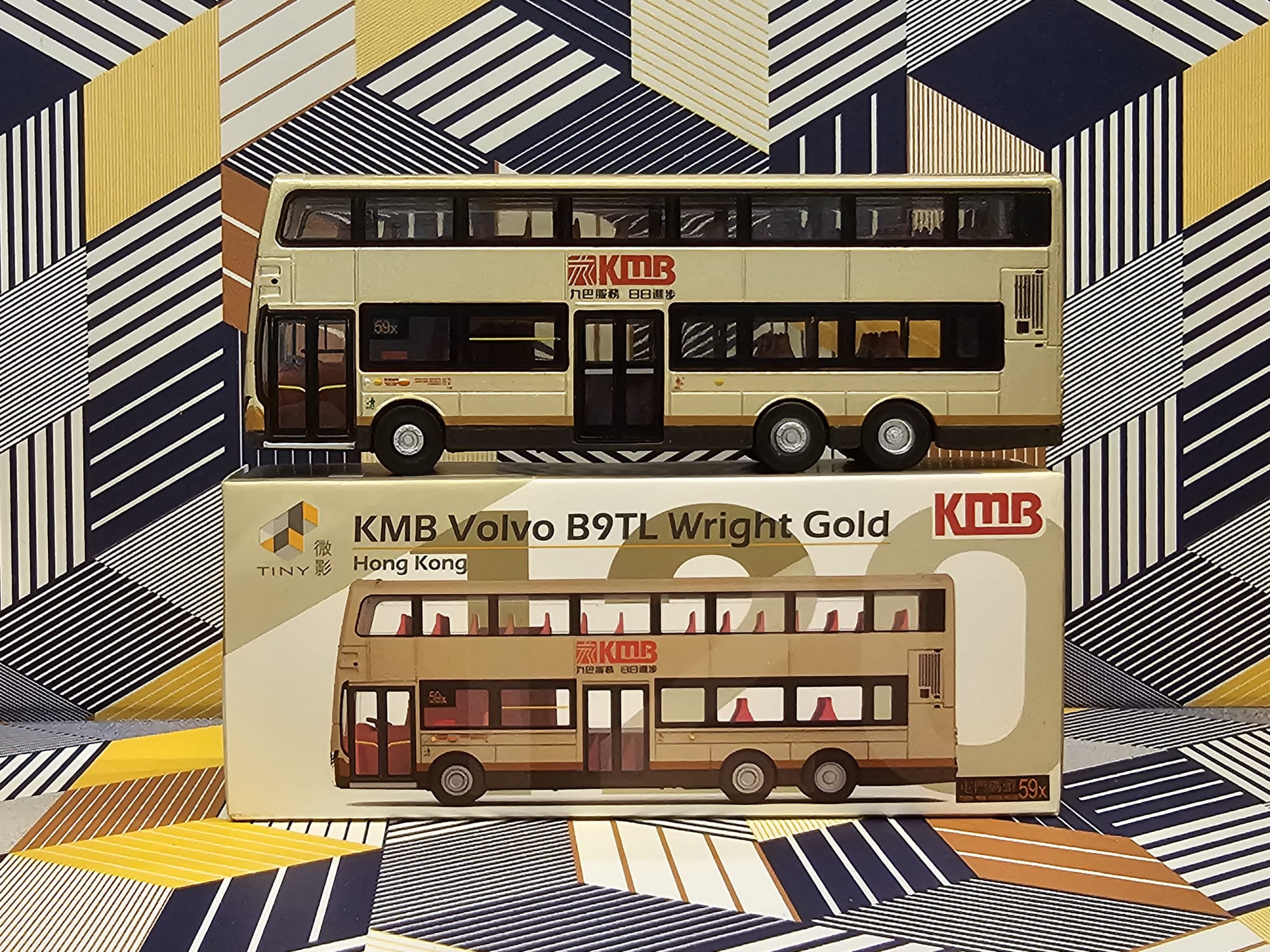 1/110 Tiny 120 KMB Volvo B9TL 12m AVBWU343 Route:59X – MSD BUS~ pre ...