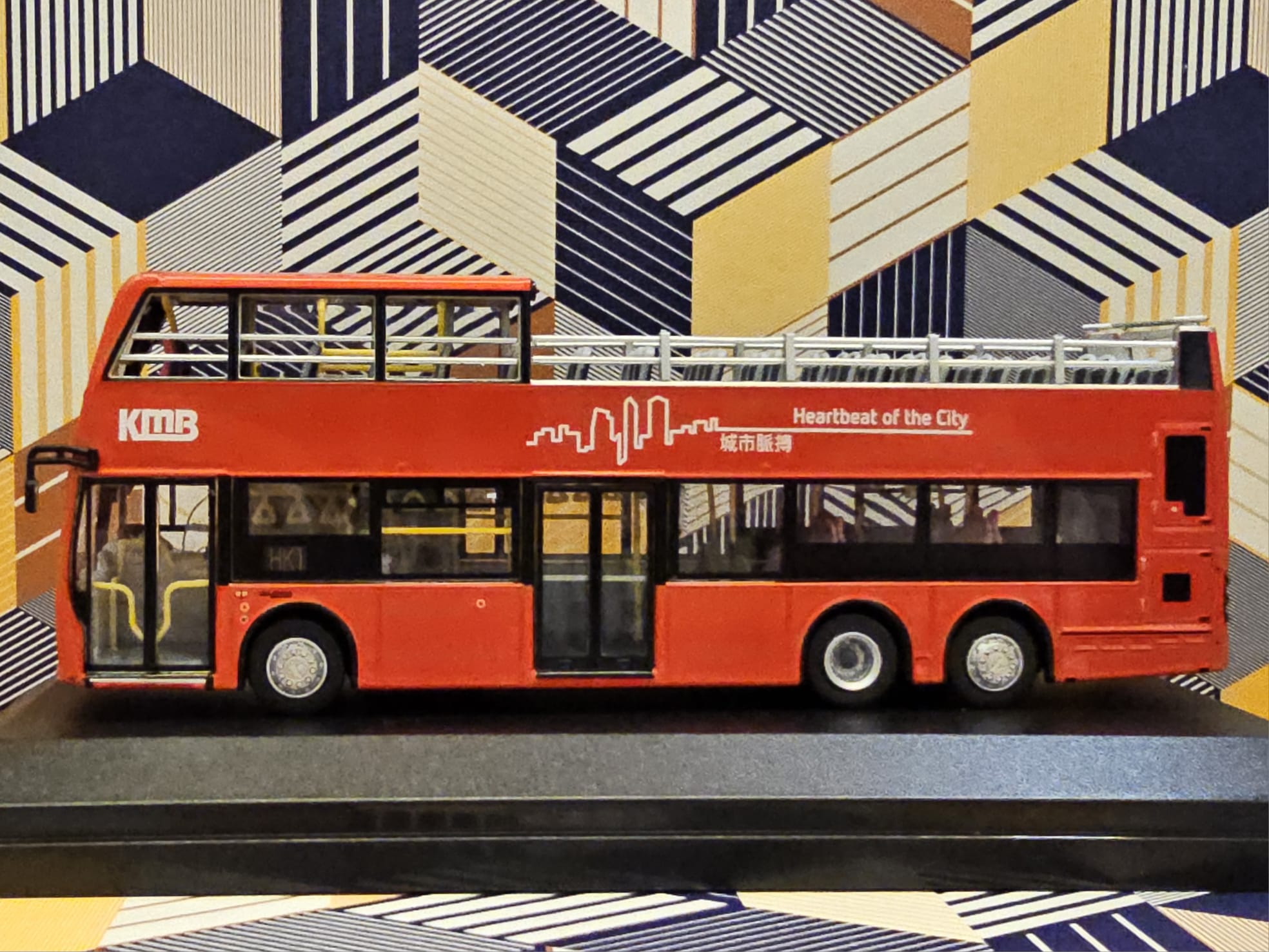 KMB Dennis Enviro 500 MMC 12m Open Top ATENU496 Route: HK1 – MSD BUS ...