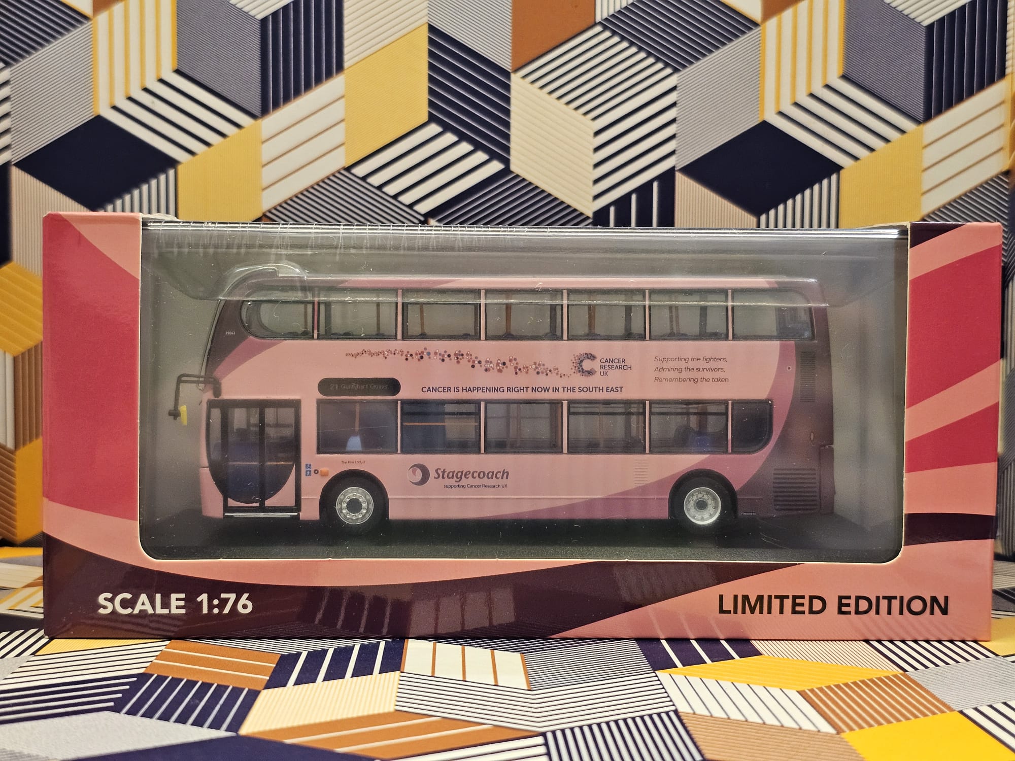 UK Bus~Omnidekka Models OM3B Dennis Enviro 400 "Stagecoach -Cancer Res ...