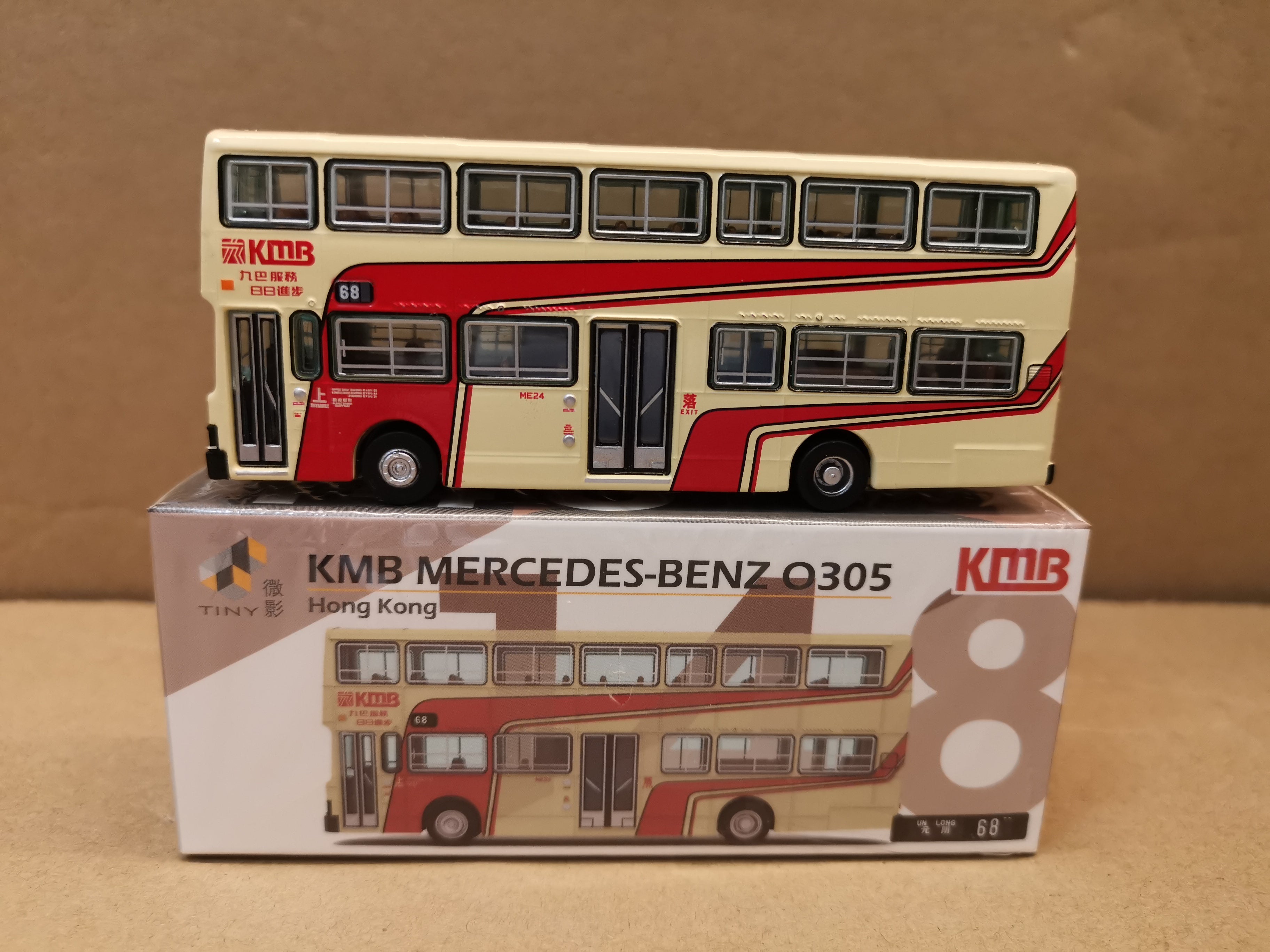 1/110 Tiny 148 KMB Mercedes Benz O305 ME24 Route: 68 – MSD BUS~ pre ...