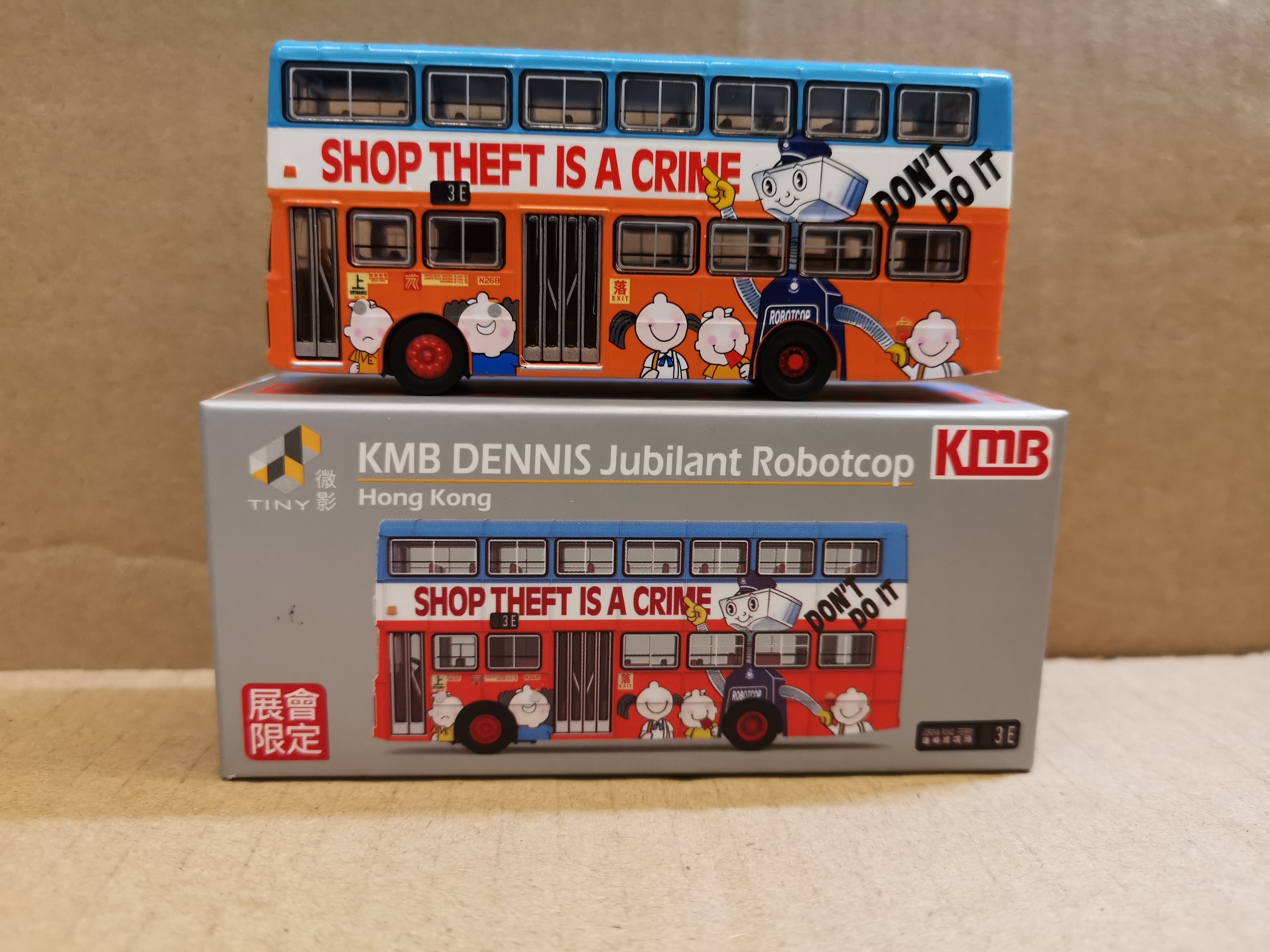 1/110 Tiny KMB Dennis Jubilant N260 Route: 3E "Robotcop" – MSD BUS~ pre ...